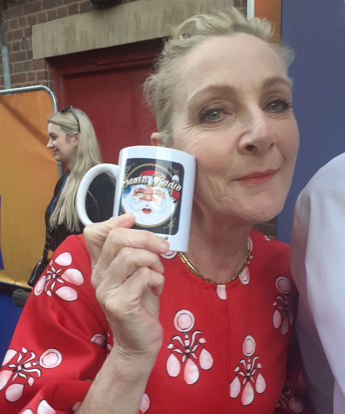 Lesley Sharp Actress Santa Radio Mug Shot